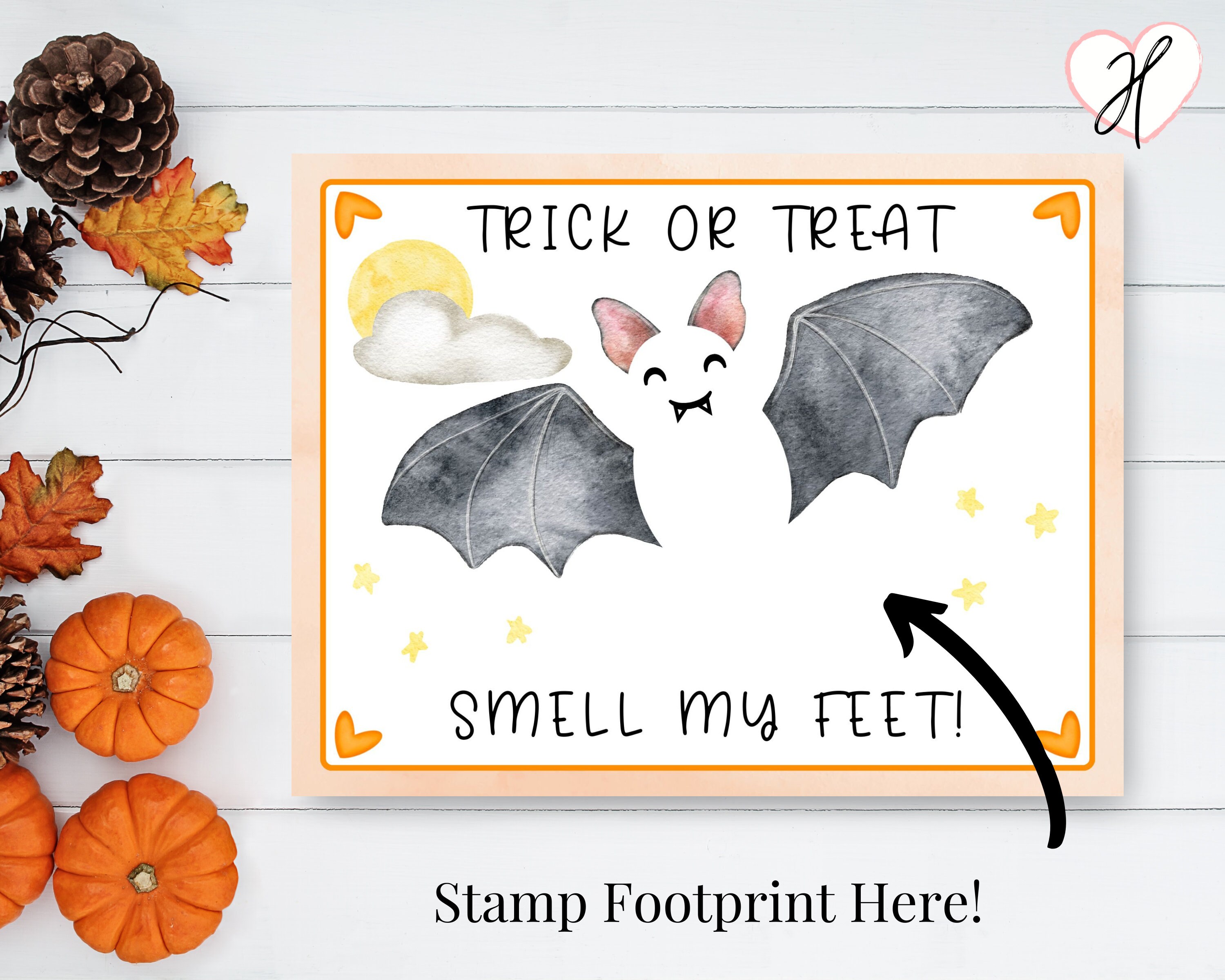 Trick or Treat Smell My Feet Halloween DIY Toddler Craft - Etsy