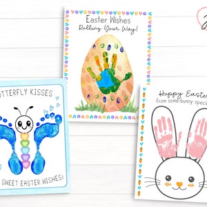 Easter Arts and Crafts Kit for Kids, Handmade Easter Cards Set ...