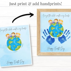 Earth Day Printable Craft for Preschool Toddlers, I've Got the Whole ...