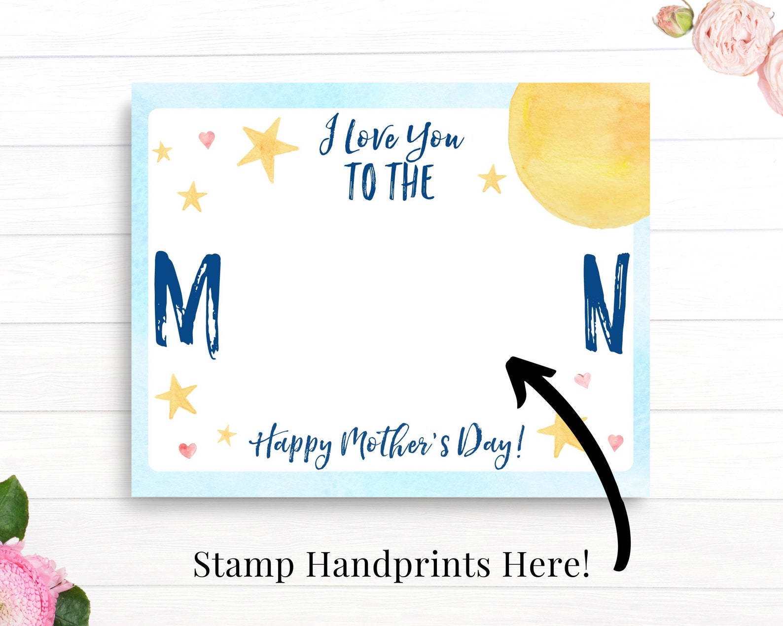 I Love You to the Moon and Back Mother's Day Gift From - Etsy