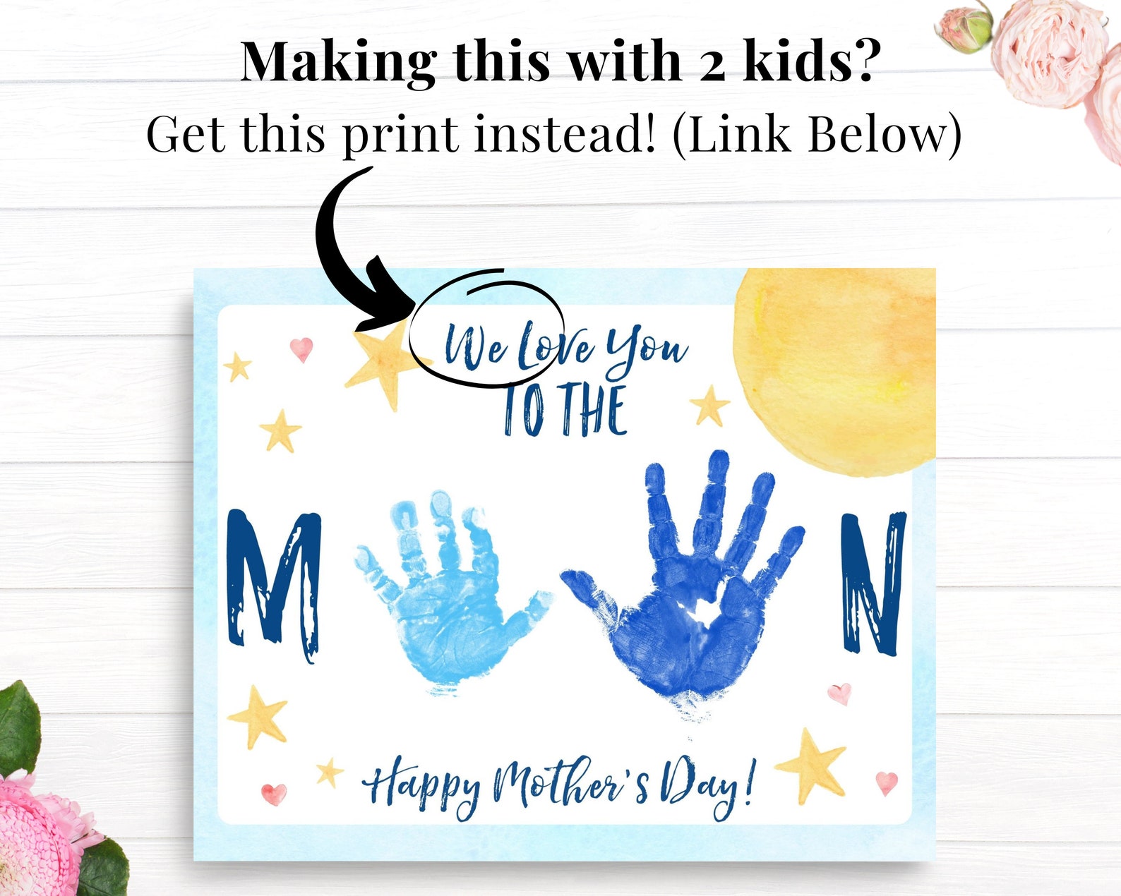 I Love You to the Moon and Back Mother's Day Gift From - Etsy