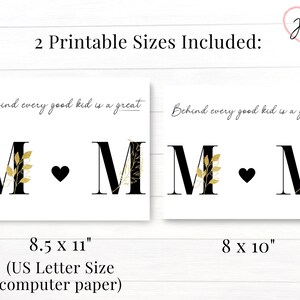 Printable Handprint Gift for Mom With Quote, Personalized Card From ...