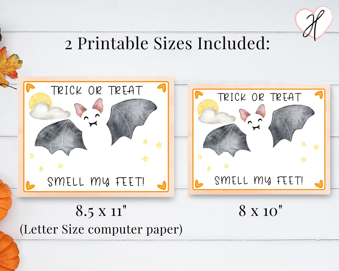 Trick or Treat Smell My Feet Halloween DIY Toddler Craft - Etsy