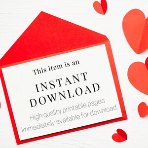 Valentines Day Gift for Parents, Preschool Teacher Printable Template ...