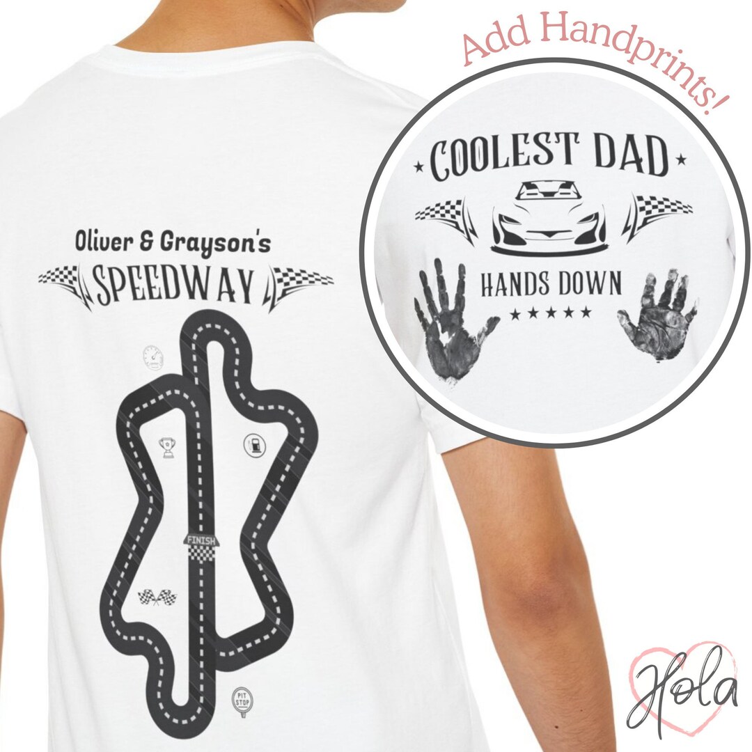 Personalized Racing Gift for Dad, Daddy Car Back Massage, Unique Father ...