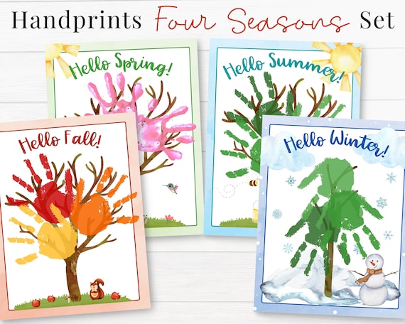 Four Seasons Art Project Kindergarten