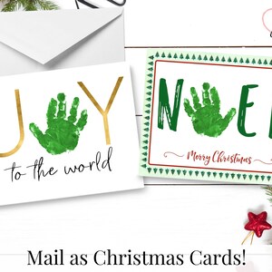 Christmas Gifts From Kids, Handprint Art Holiday Crafts, Personalized ...