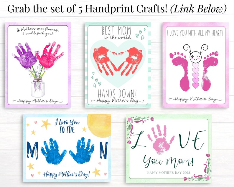 Mothers Day Gift Thumbprint Activity for Preschool Toddlers - Etsy
