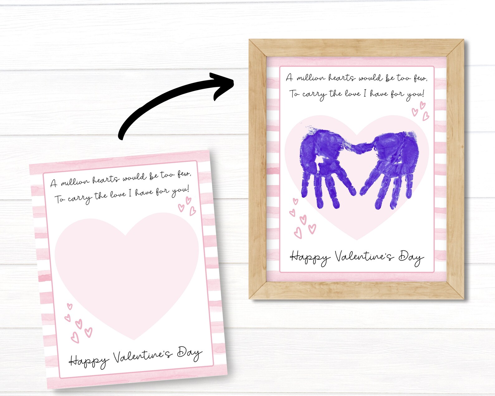 I Love You Gifts for Mom and Dad Valentines Day Card Template - Etsy