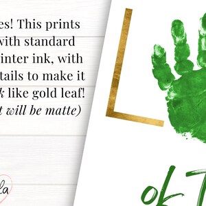 Printable St Patricks Day Signs, Luck of the Irish Handprint Craft, DIY ...