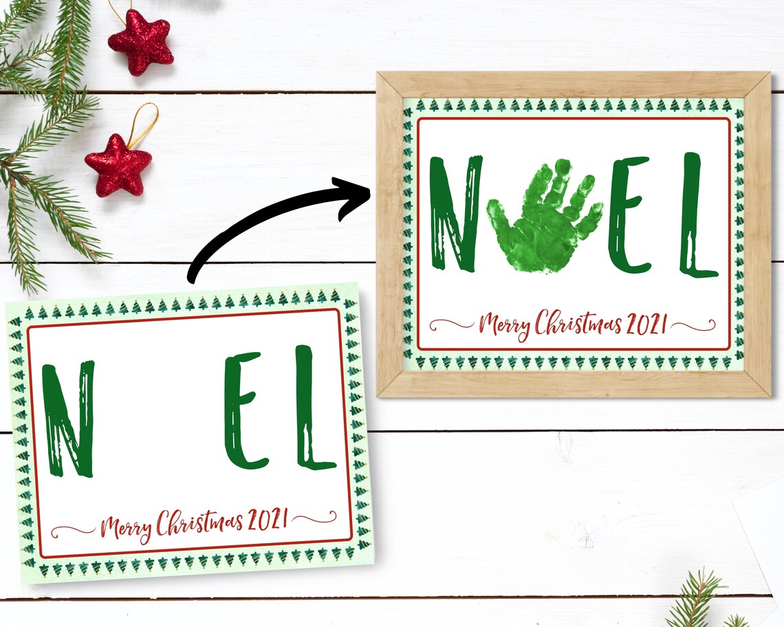 Handprint Christmas Gift Religious Holiday Craft Kits for | Etsy