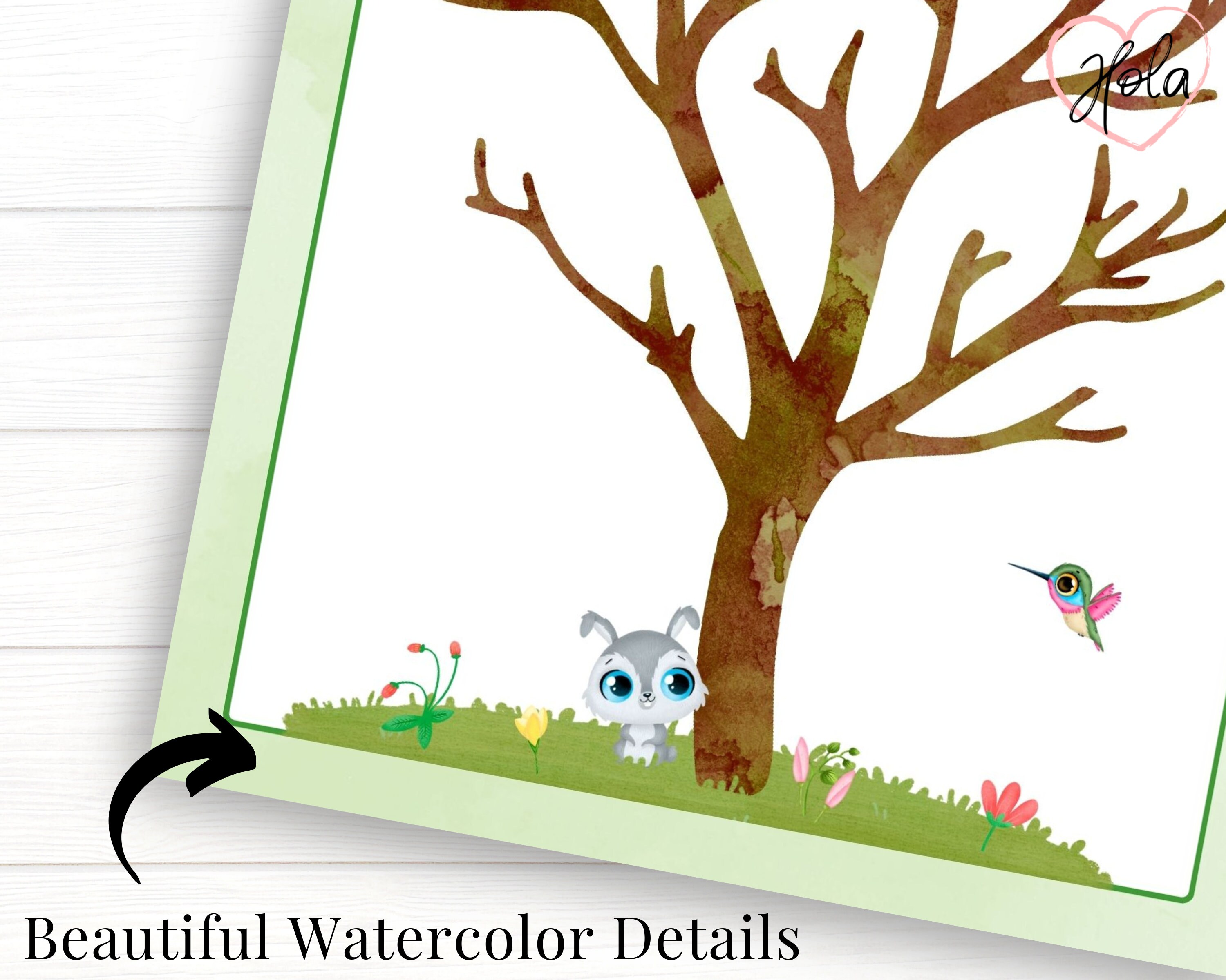 Hello Spring Printable for Kids, Preschool Class Handprint Craft ...