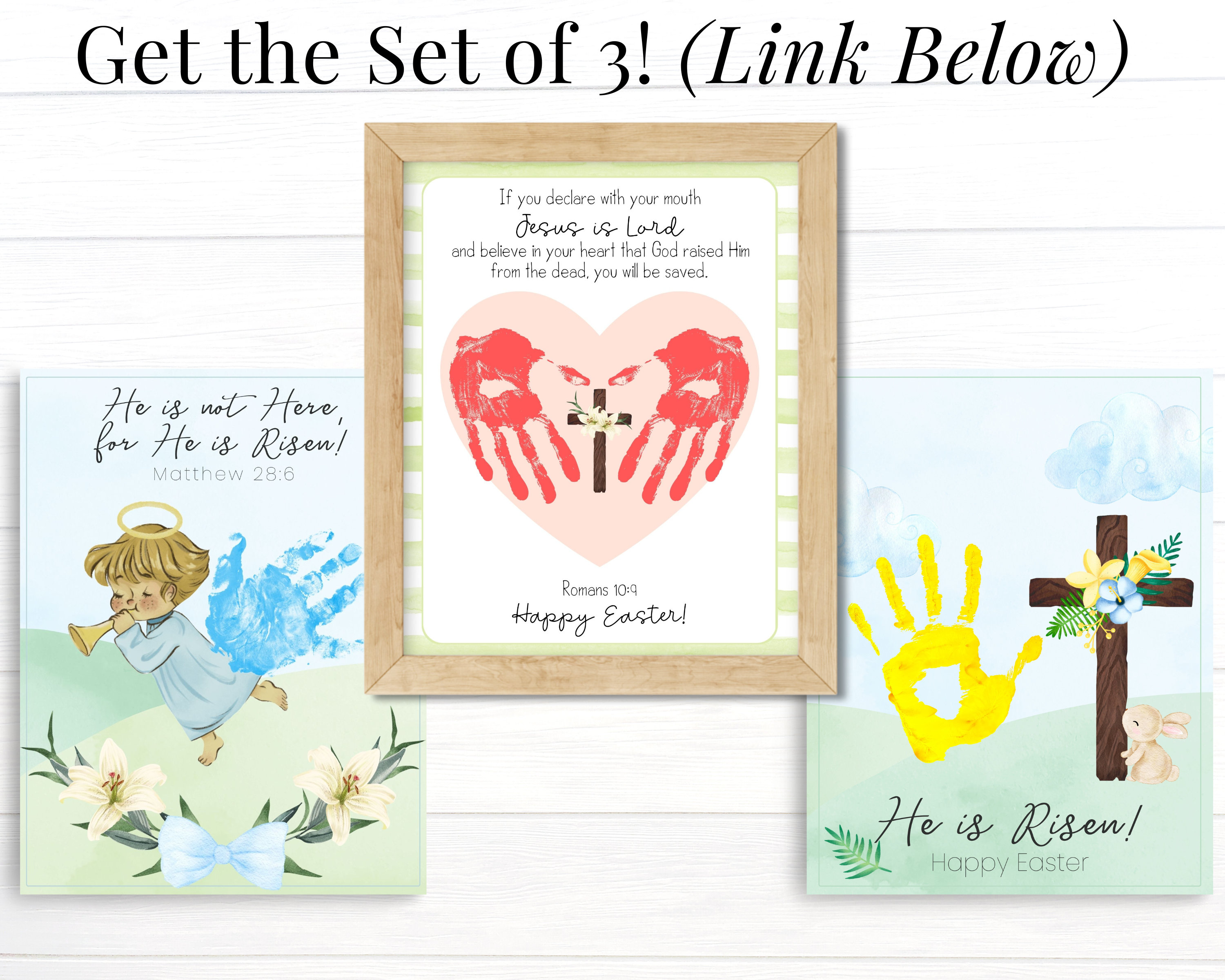 Sunday School Easter Activity, Religious Preschool Lent Handprint Art ...