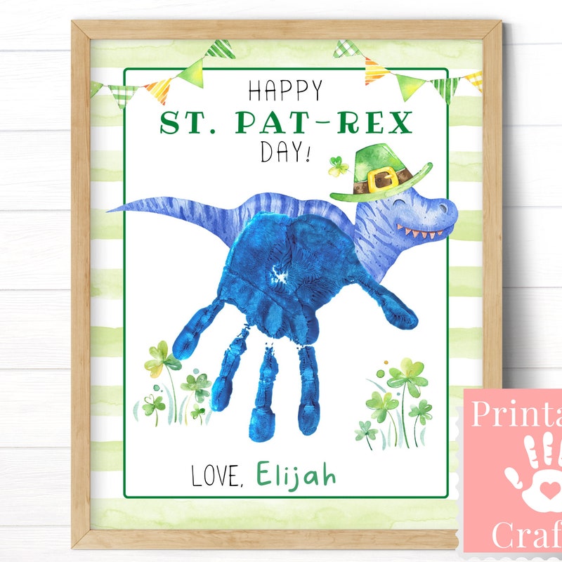 March Handprint Art - Etsy