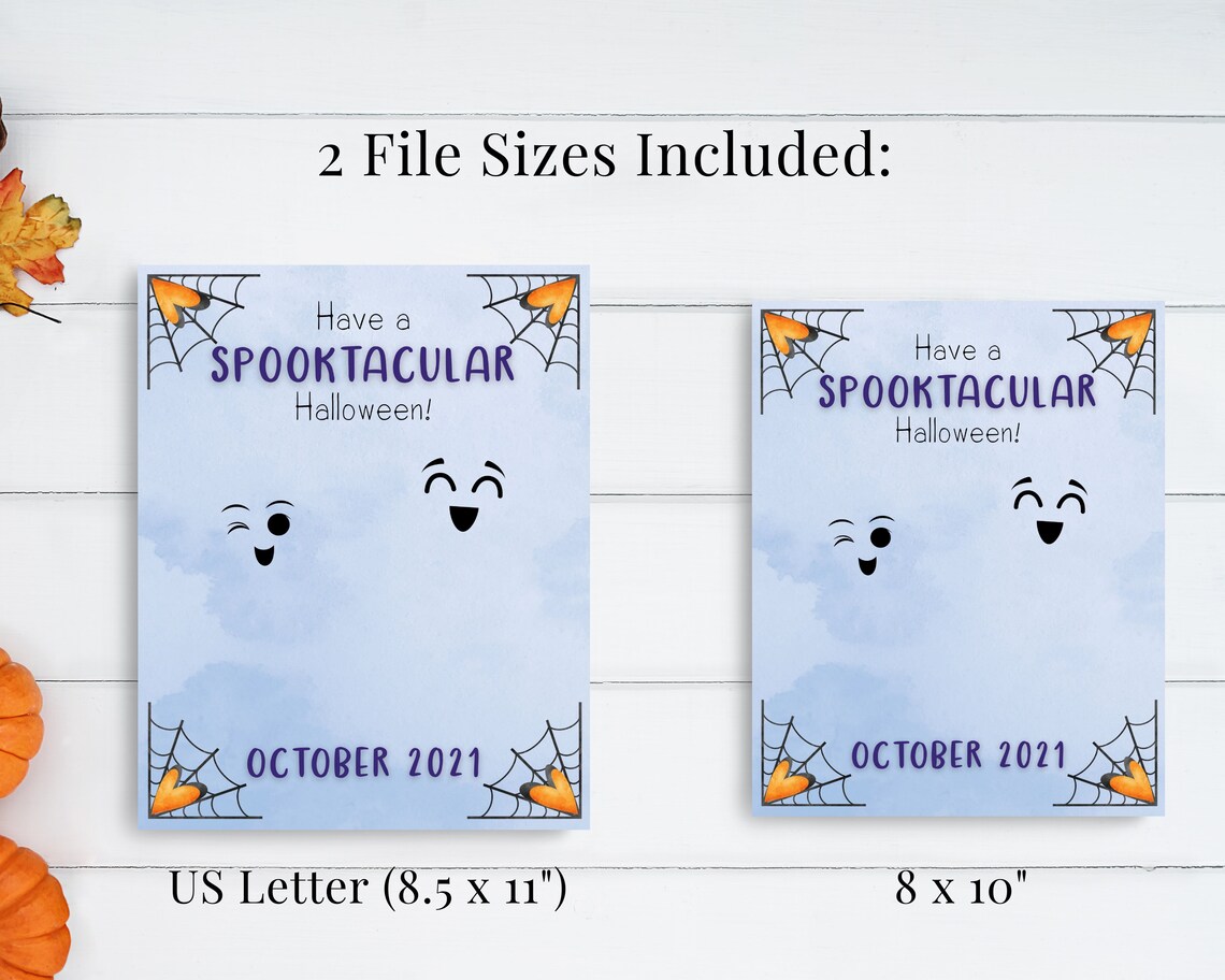 Ghost Halloween Printable Handprint or Footprint Art | Etsy