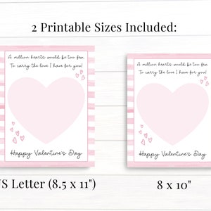 I Love You Gifts for Mom and Dad, Valentines Day Card Template Pack ...