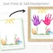 Handprint Art Easter April Flowers for Mom Spring and Easter - Etsy