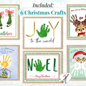 Winter Crafts for Preschoolers, Toddler Handprint Art, Printable Kit ...