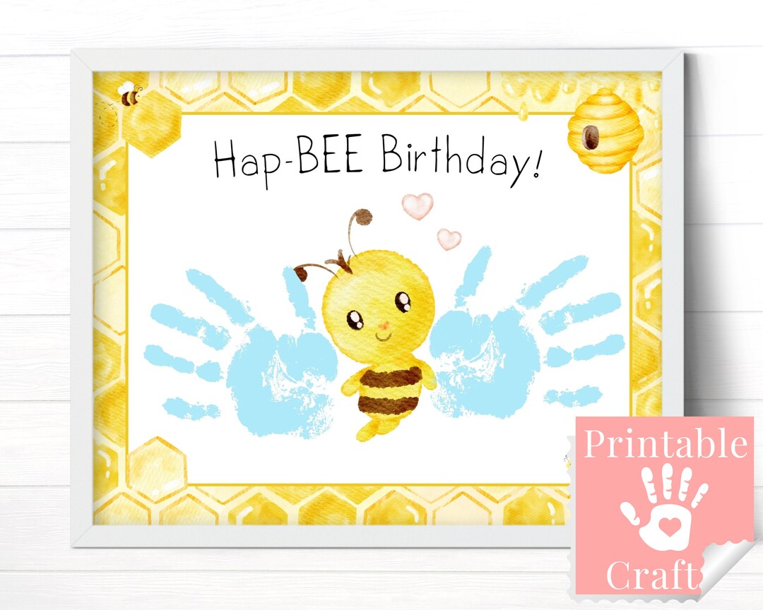 Birthday Card Printable Family, Unique Birthday Gifts Made by Kids, for ...