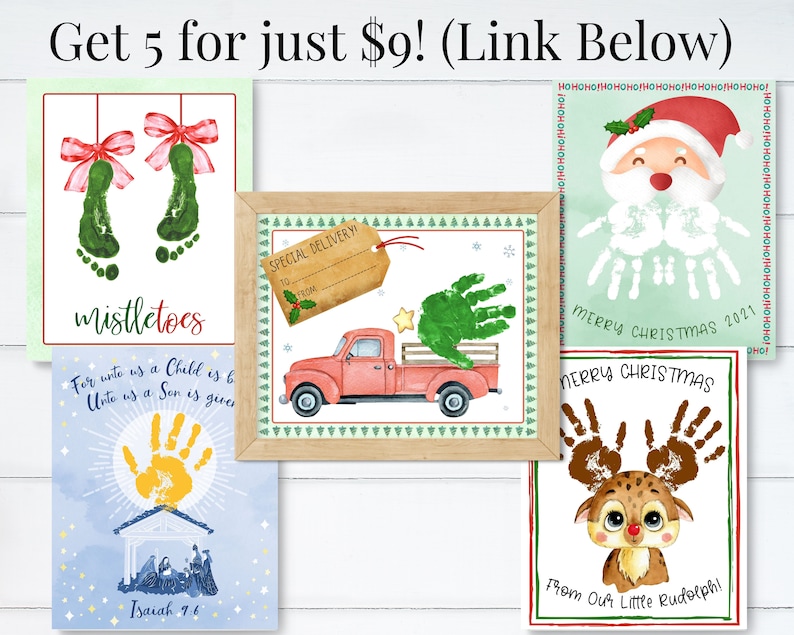 Handprint Christmas Gift Religious Holiday Craft Kits for | Etsy