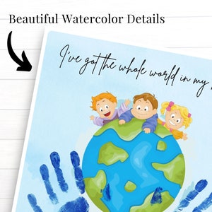 Earth Day Printable Craft for Preschool Toddlers, I've Got the Whole ...