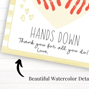 End of Year Teacher Gift, Personalized Card Craft for Preschool ...