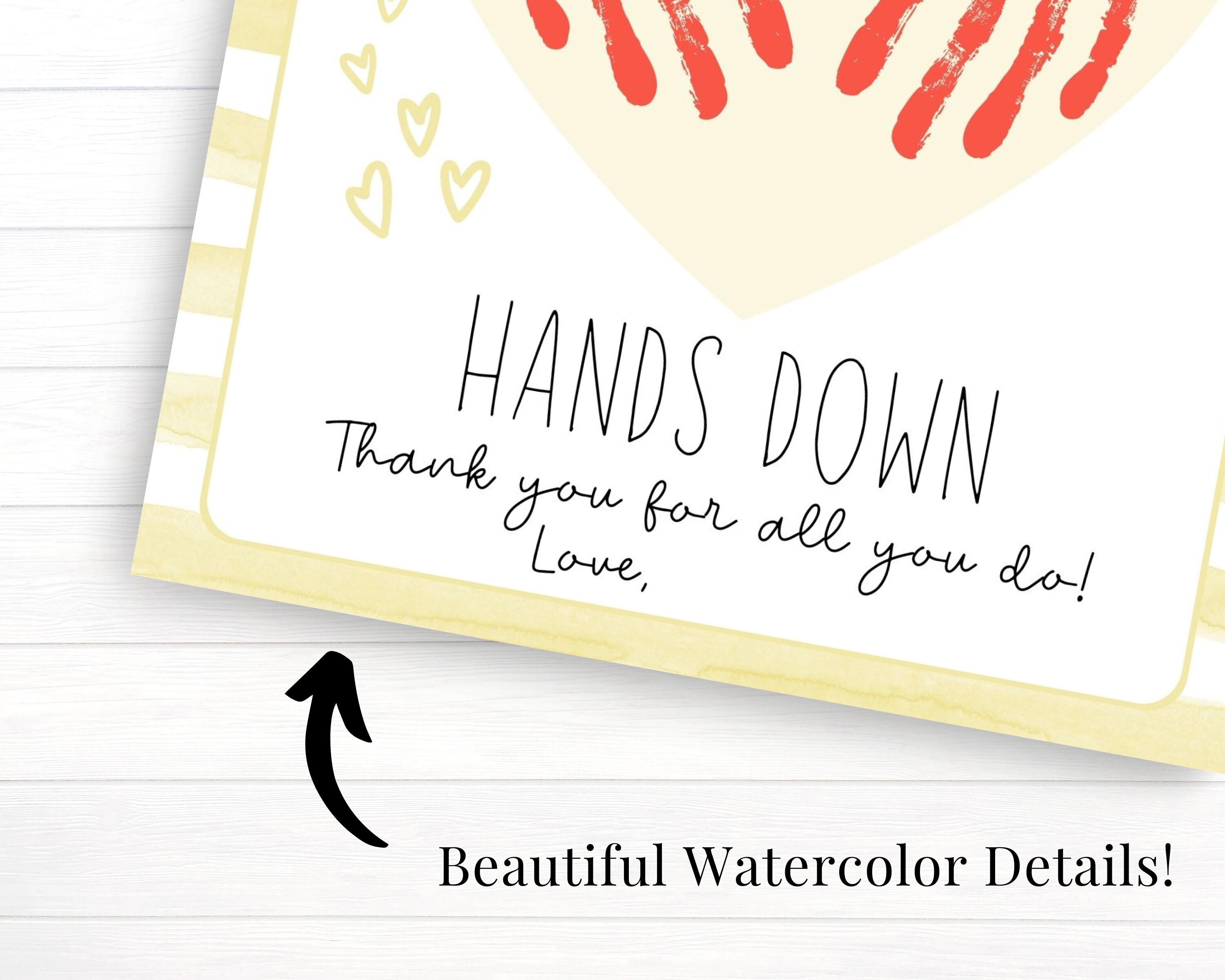 End of Year Teacher Gift Personalized Card Craft for | Etsy