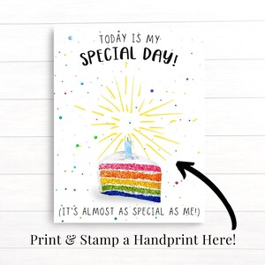 Classroom Birthday Gift Kids, Special Birthday Craft Activity for ...