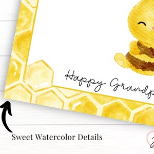 Grandparents Day Personalized Card, Printable Gift, Handprint Art ...