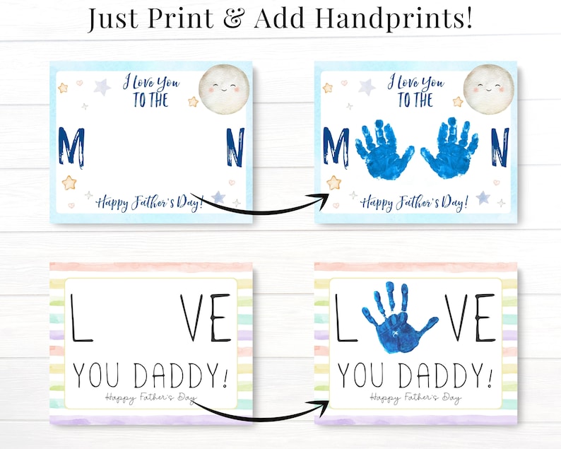 Preschool Fathers Day Printables Gifts for Pre K Dads Card - Etsy