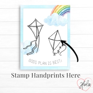 Christian Sunday School Printable Craft Activity, Kite Handprint Art ...