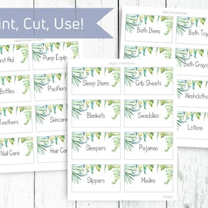 Set of 80 Printable Toy Bin Labels, Kids Playroom or Classroom ...