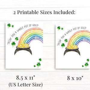 Pot of Gold Rainbow Handprint Art for St. Patrick's Day | Etsy