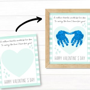 Valentines Day Gift for Parents, Preschool Teacher Printable Template ...