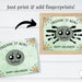 Creepin It Real Halloween Spider Handprint Craft for Kids - Etsy