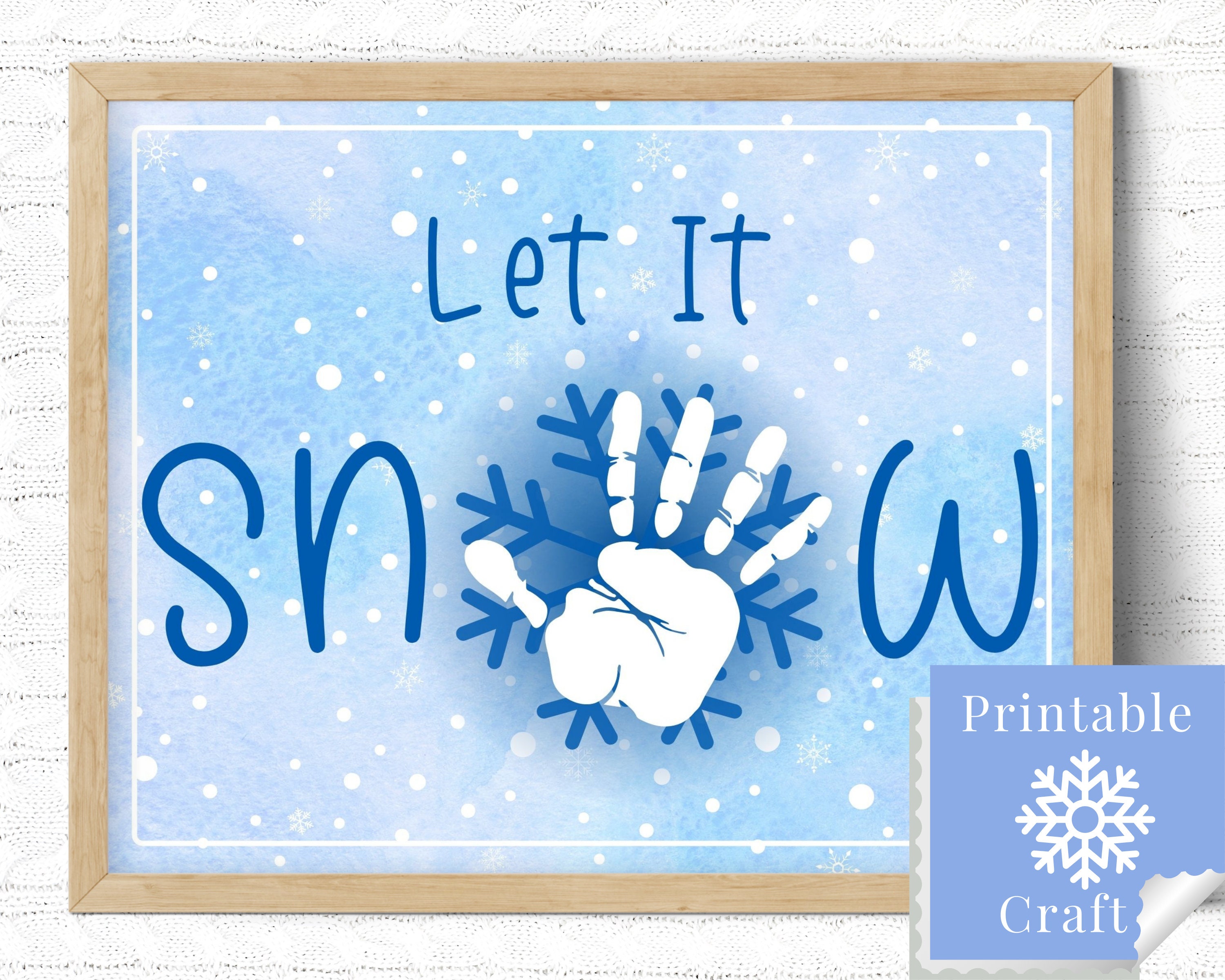 Snowflake Handprint