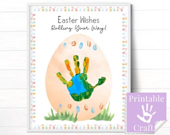 Spring Handprint Art - Etsy