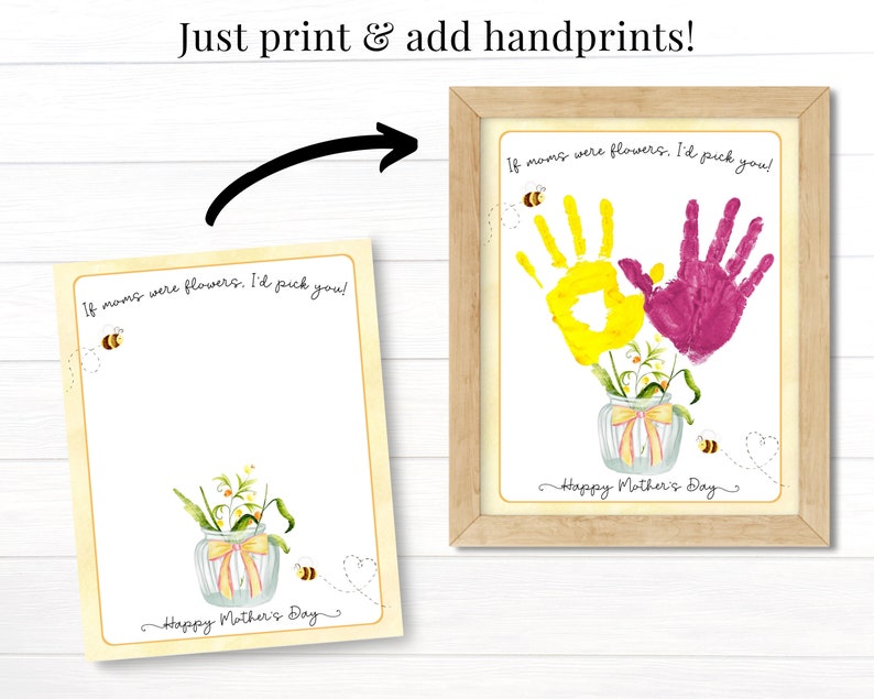 Preschool Printable Mothers Day Crafts Kindergarten Gifts for | Etsy