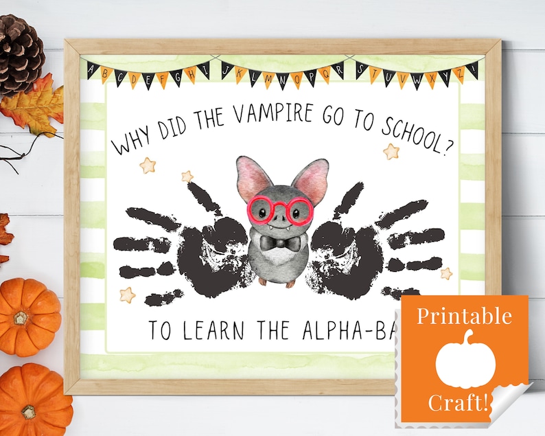 Preschool Halloween Craft for Toddlers, Printable Bat Template ...