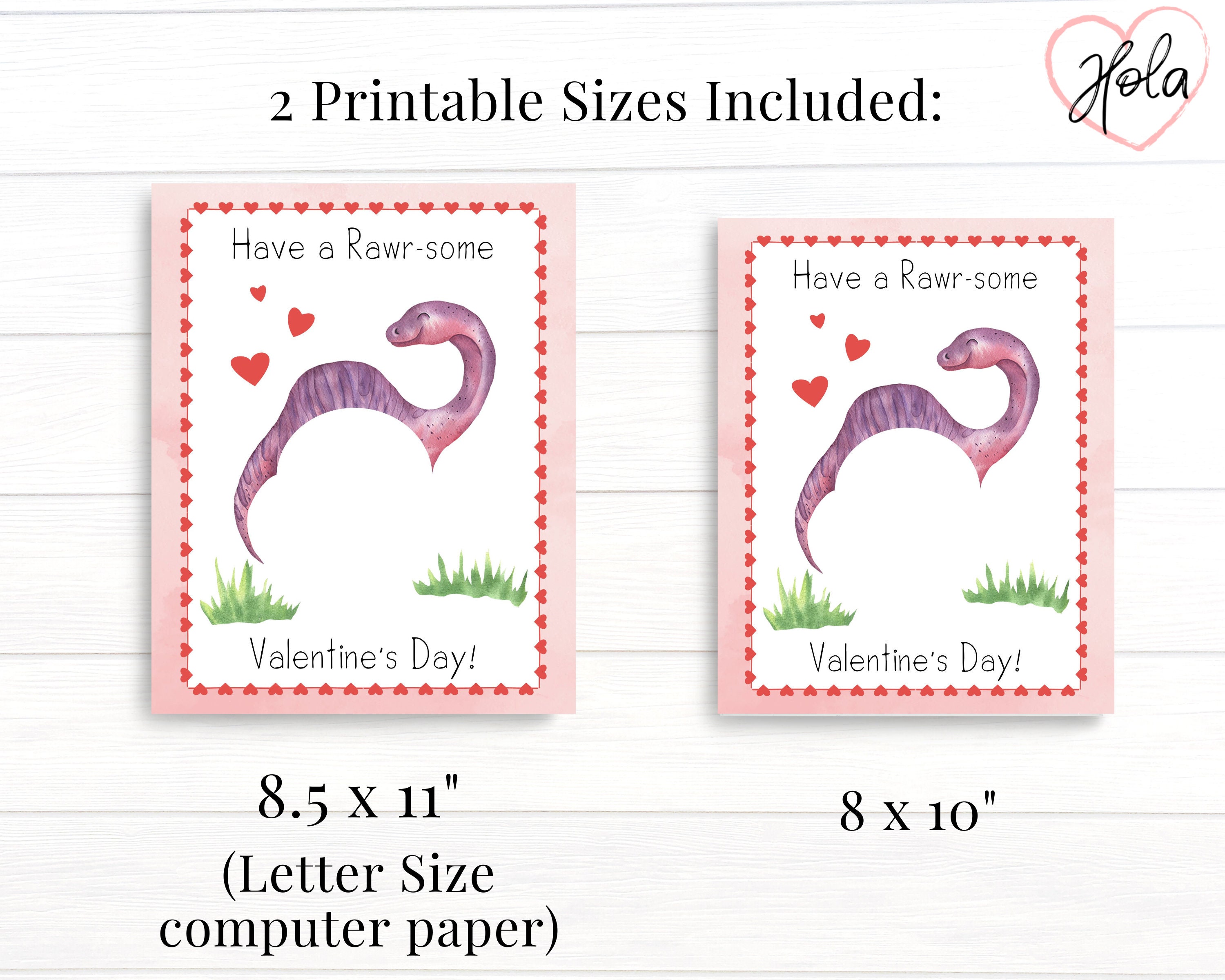 Valentine Dinosaur Crafts for Kids Preschool, Easy Handprint Valentines ...