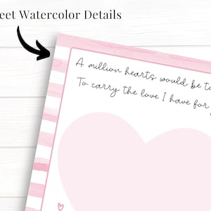 I Love You Gifts for Mom and Dad, Valentines Day Card Template Pack ...