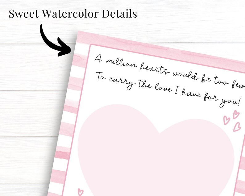 I Love You Gifts for Mom and Dad Valentines Day Card Template - Etsy