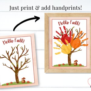 Fall Activities for Kids, Preschool Handprint Crafts, DIY Fall Daycare ...