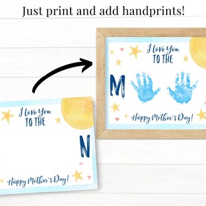 I Love You to the Moon and Back Mother's Day Gift From - Etsy