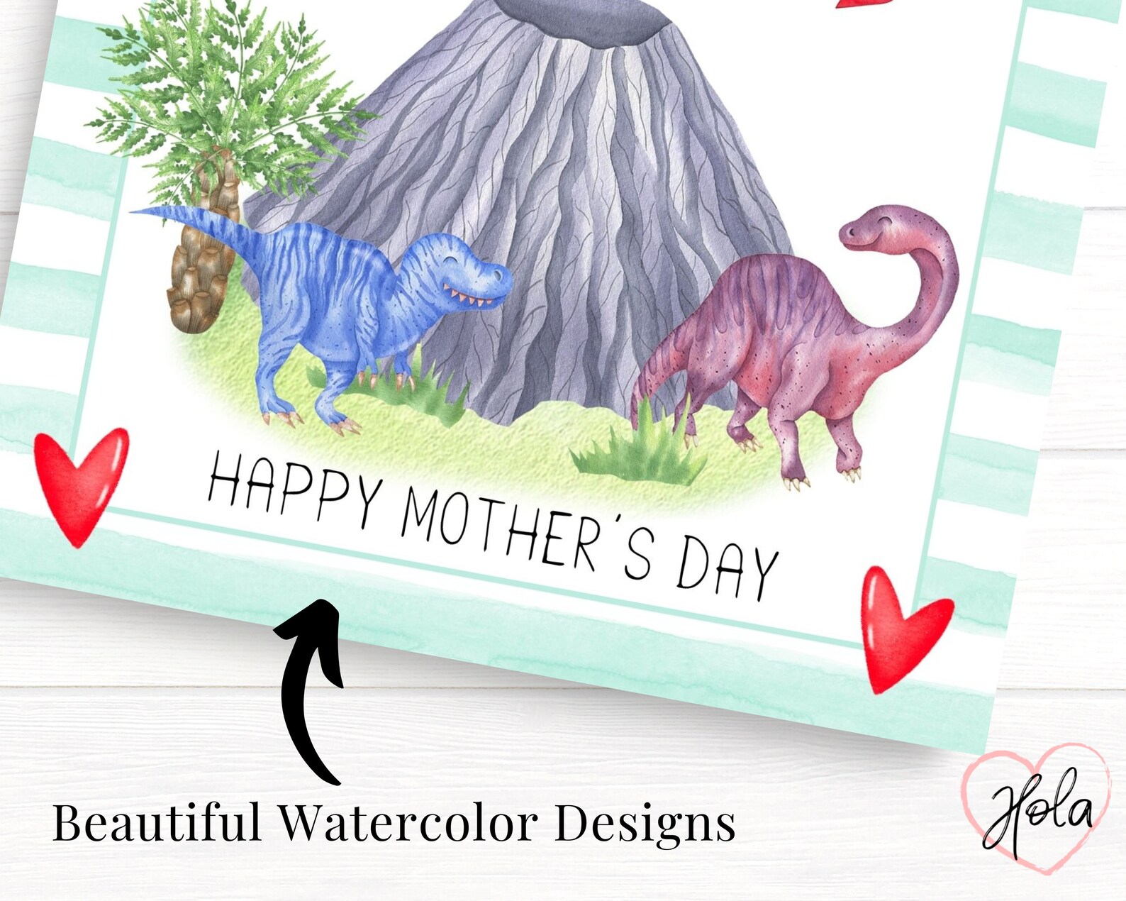 Dinosaur Mothers Day Printable Set, Mother Day Cards for Kids, Toddler ...