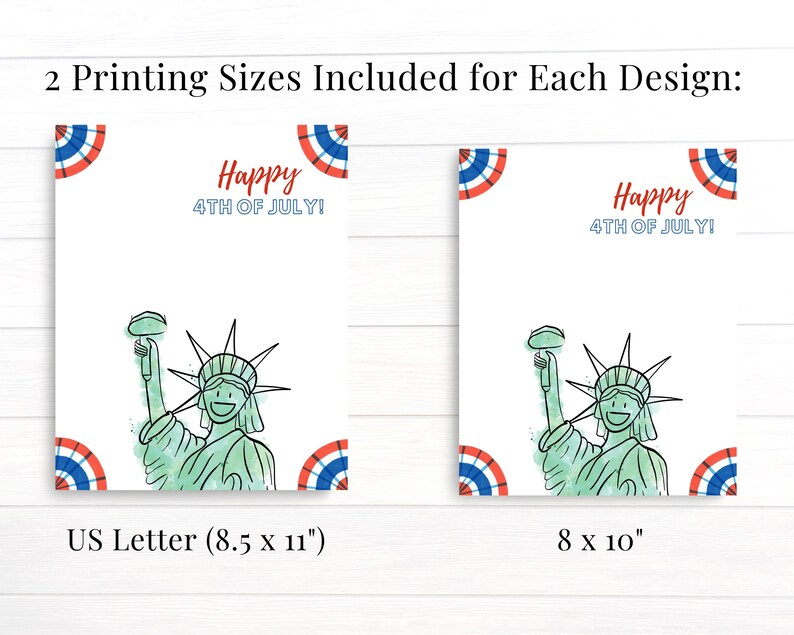 American Independence Day Craft for Kids Statue of Liberty - Etsy