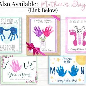 Handprint Art Easter April Flowers for Mom Spring and Easter - Etsy