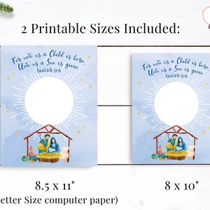 Christmas Handprint Crafts for Kids, Birth of Jesus Nativity Christian ...