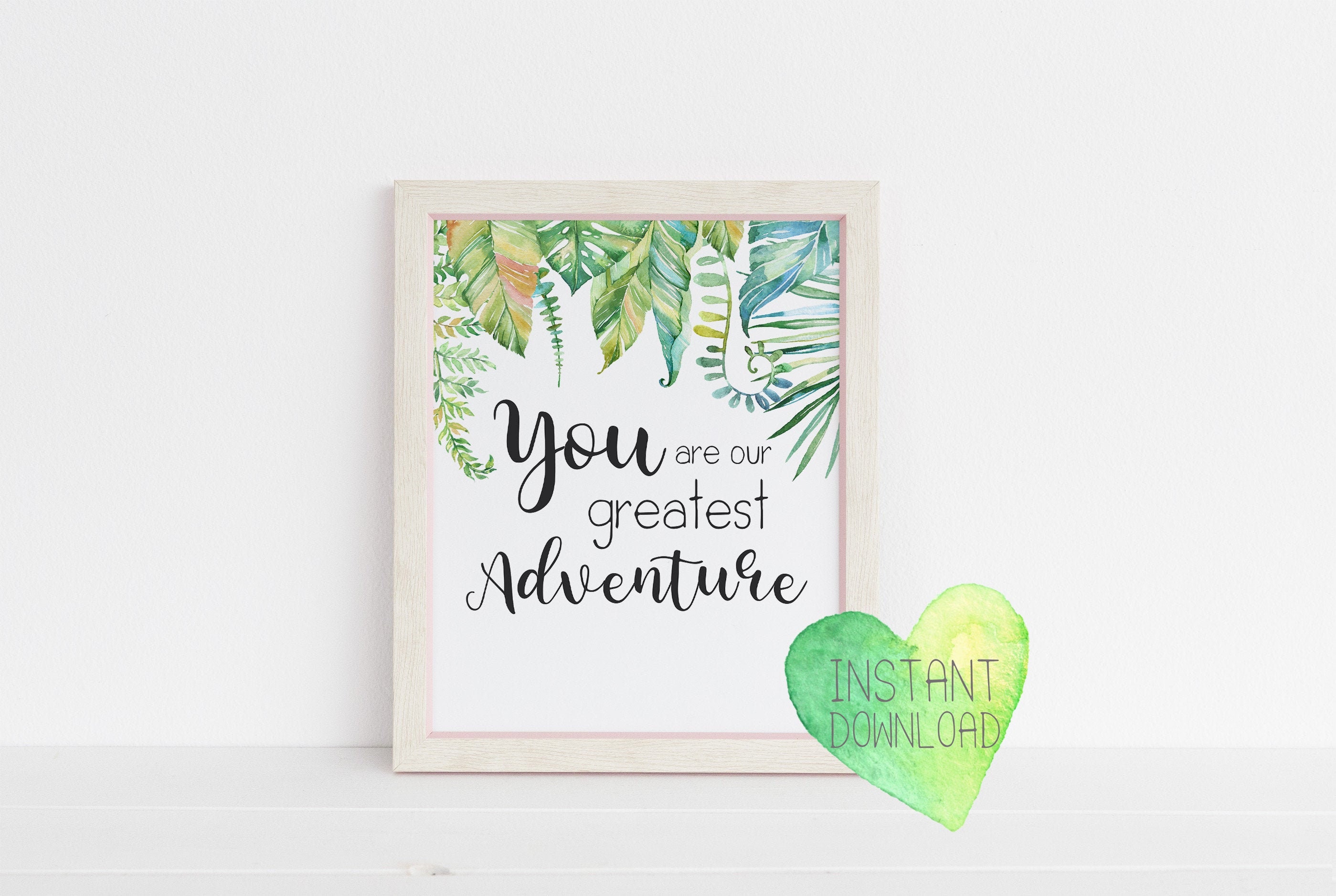 You Are Our Greatest Adventure Wall Art Tree Nursery Print | Etsy