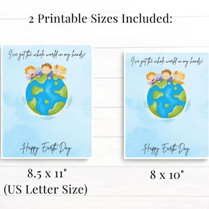 Earth Day Printable Craft for Preschool Toddlers, I've Got the Whole ...